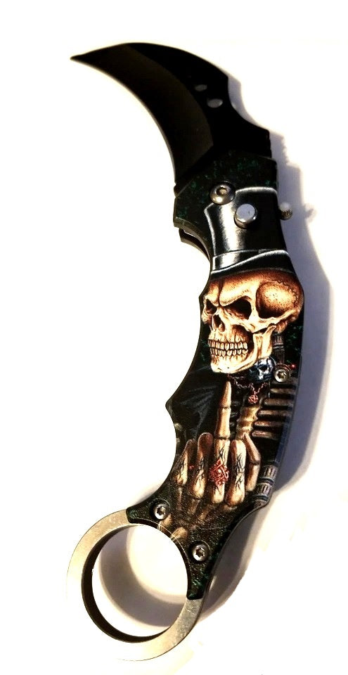 Knife - 201SKM Push Button Karambit – YONG'S WHOLESALE